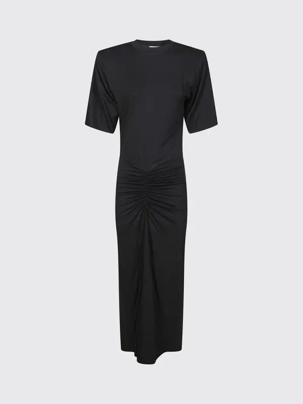 Andamane Stretch Viscose Midi Dress - Black