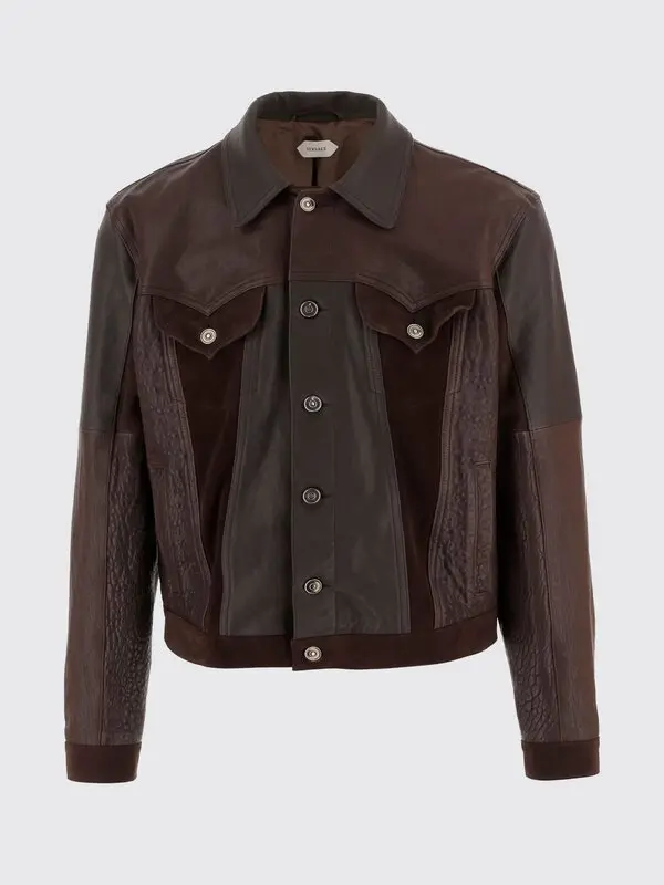Versace Leather Jacket - Burnt