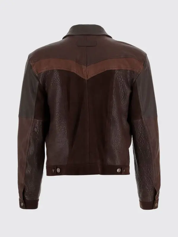 Versace Leather Jacket - Burnt