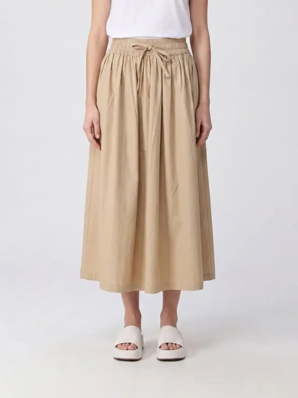 SAVE THE DUCK Midi Skirt - Brown