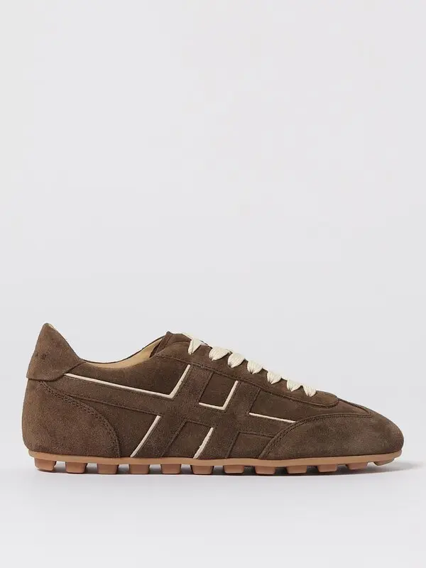 Hogan Suede Lace-up Sneakers - Brown
