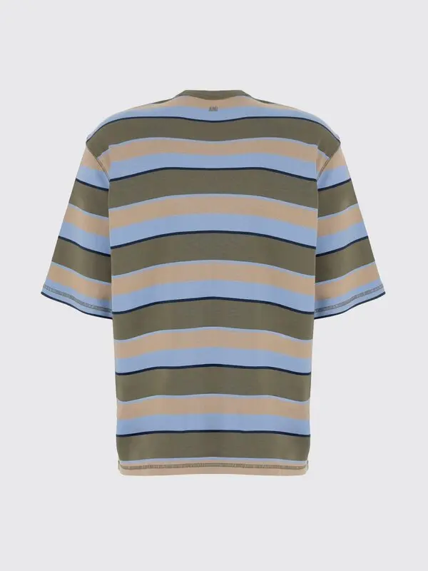 AMI Paris Striped Cotton T-shirt