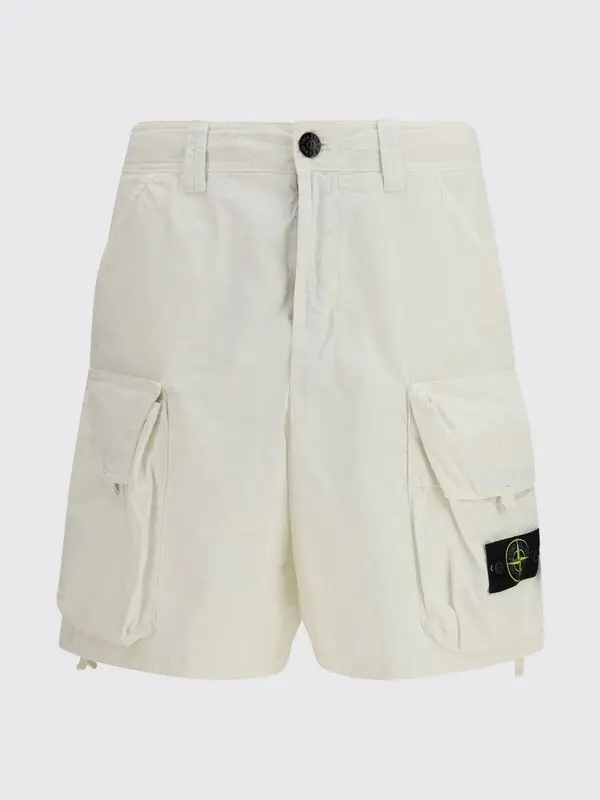 Stone Island Cargo Shorts - Ivory