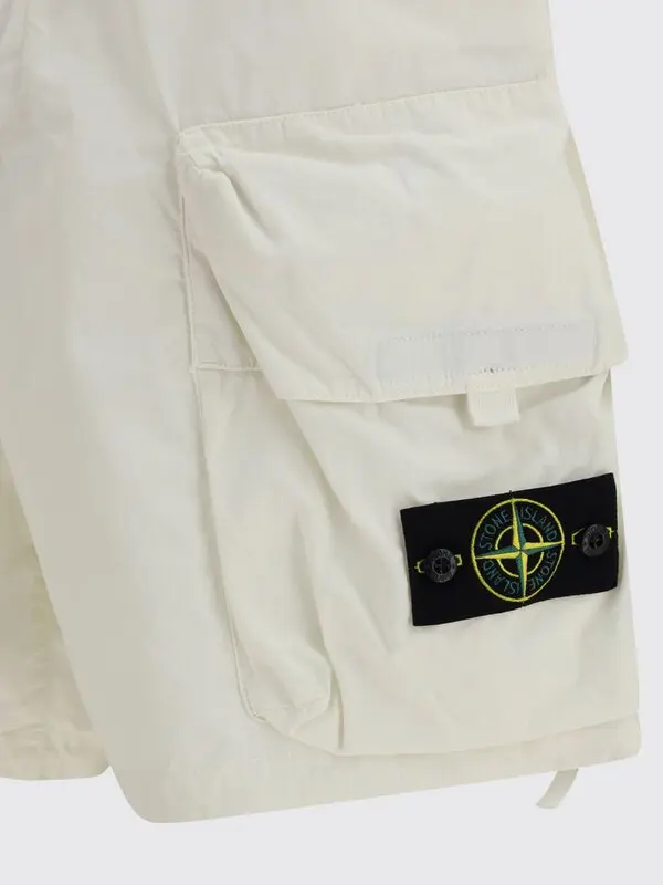 Stone Island Cargo Shorts - Ivory