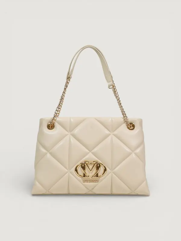 Moschino Shoulder Bag - Cream