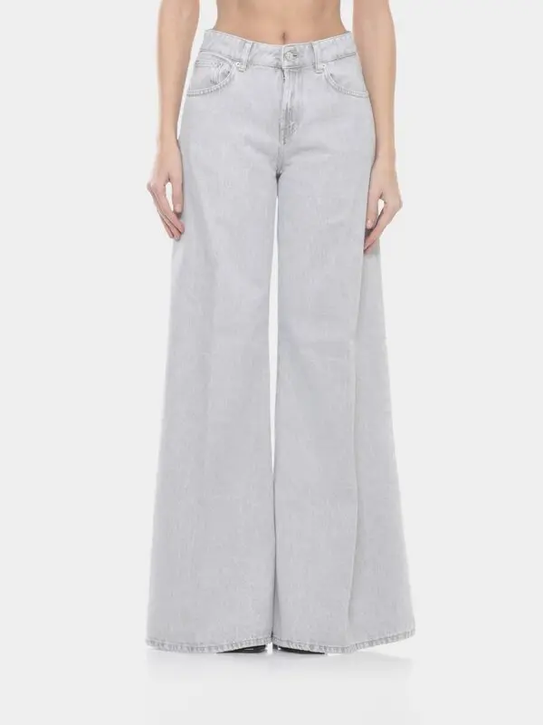 DONDUP Wide Leg Jeans - Grey