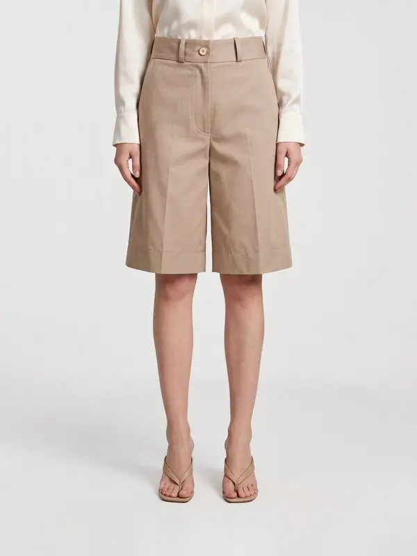 PATOU Cotton Shorts - Nude