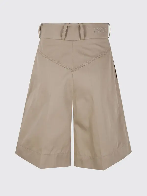 PATOU Cotton Shorts - Nude
