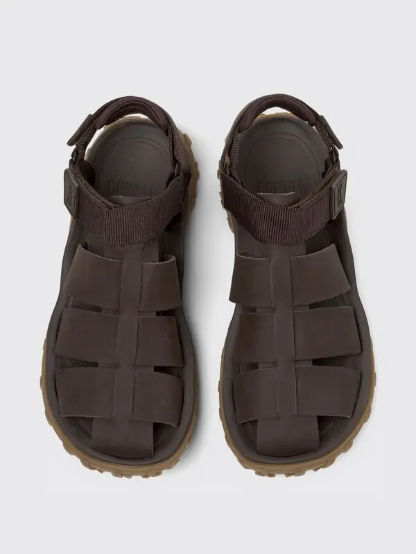 Camper Drift Trail Suede Sandals - Brown