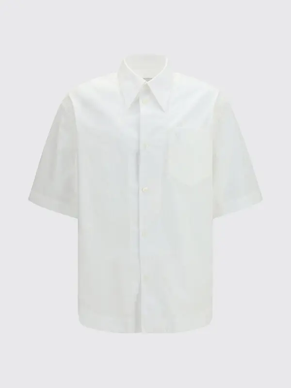 AMI Paris Casual Cotton Poplin Shirt - White