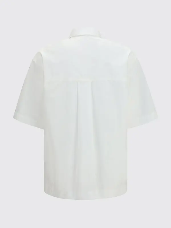 AMI Paris Casual Cotton Poplin Shirt - White