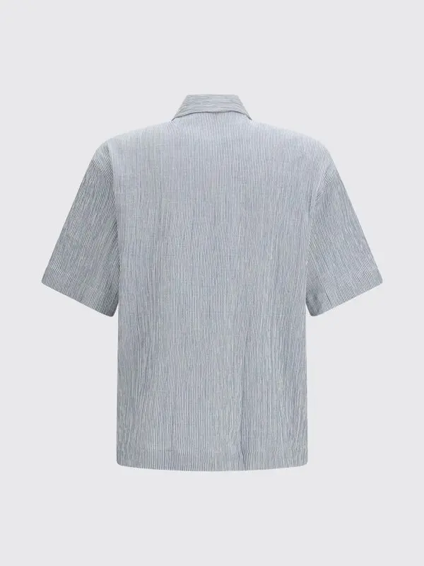 SUNFLOWER Striped Stretch Cotton Shirt