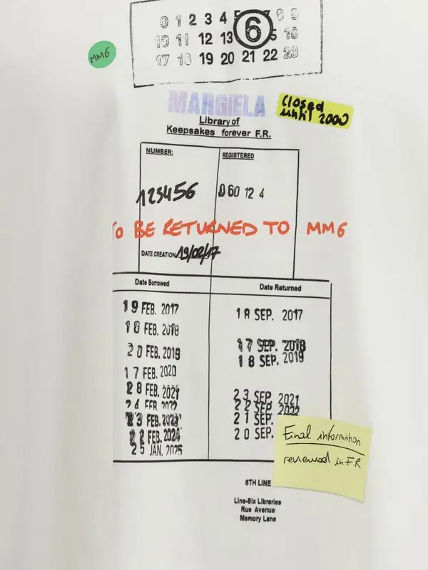 MAISON MARGIELA Cotton T-shirt With Logo