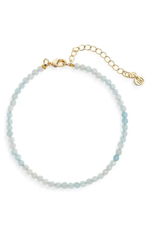 KIARA BY KI-ELE Susannah Aquamarine Bracelet - Gold