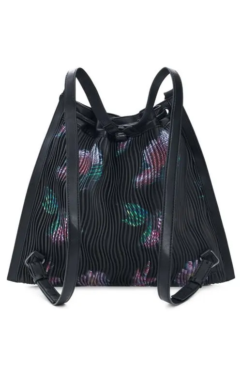 Desigual Floral Backpack With Shoulder Strap