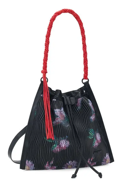 Desigual Floral Backpack With Shoulder Strap