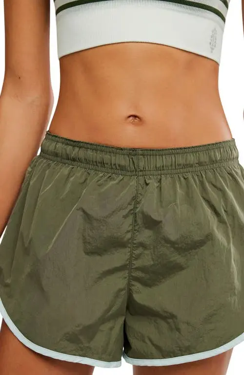 Free People Now Or Never Run Shorts - Ivy