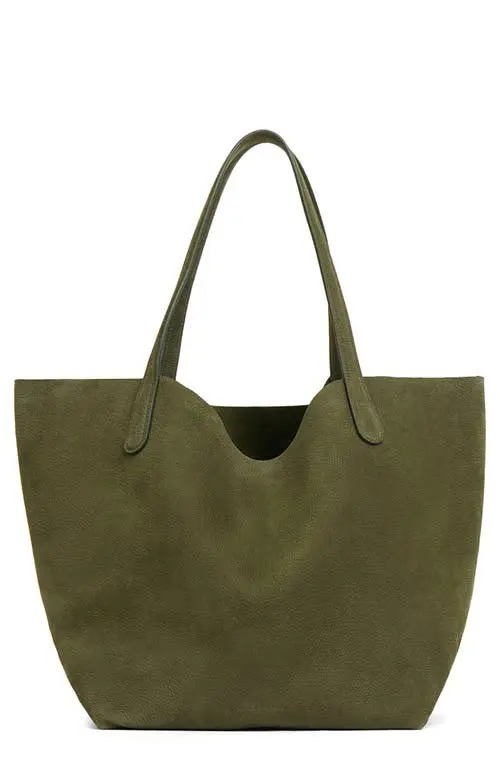 MANSUR GAVRIEL Everyday Soft Suede Tote - Algae