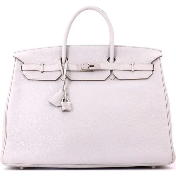 Hermès Birkin Handbag Togo 40 - Gris Perle