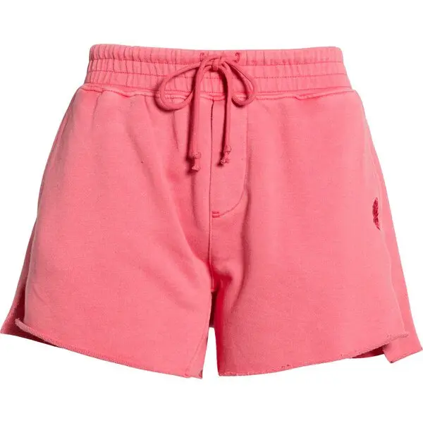 Free People Knockout Drawstring Shorts - Grapefruit