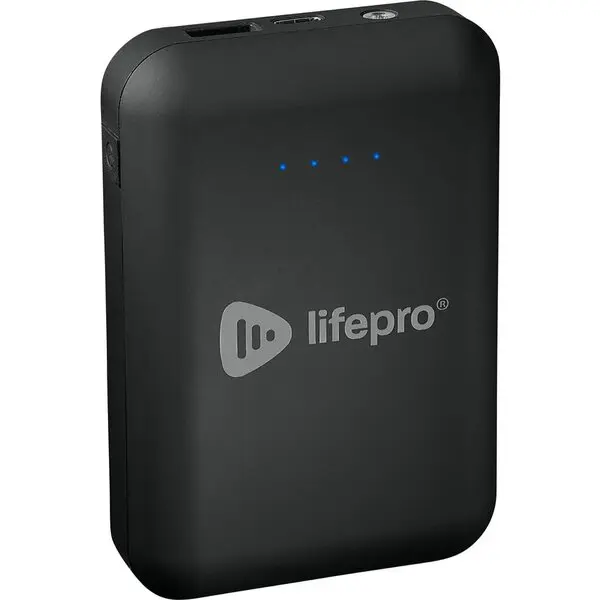 LIFEPRO 15000mah Portable Power Bank For Allevared & Biorecover Usb C & 12v Dc Output - Black
