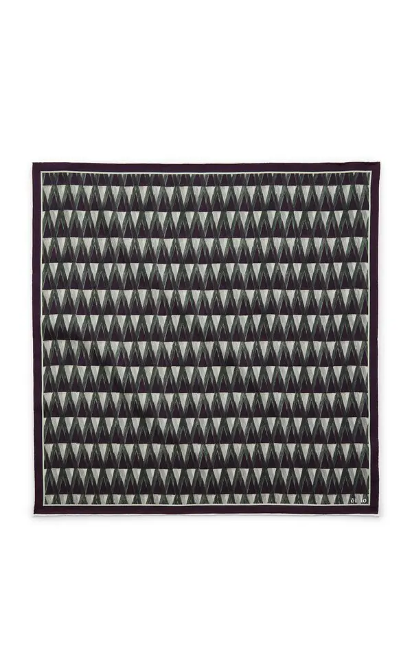OTZIO Silk-twill Scarf - Grey