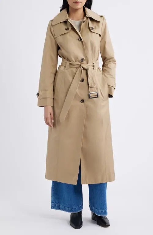 London Fog Cotton-blend Trench Coat - British Khaki