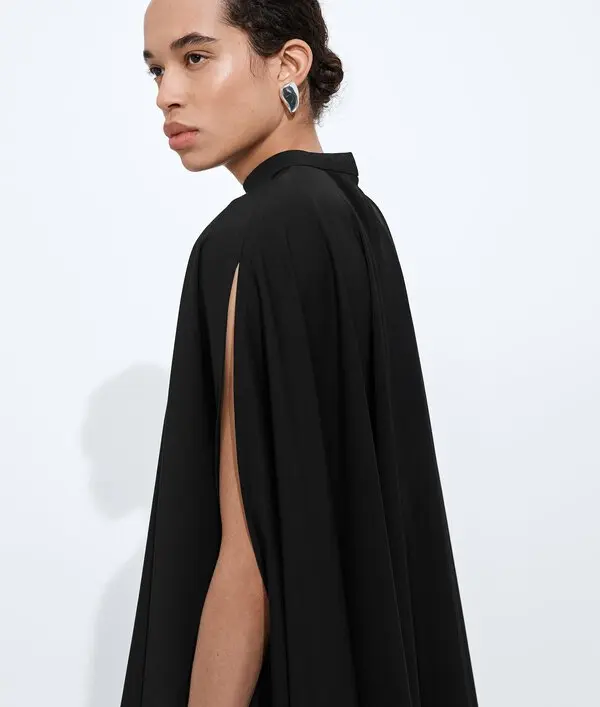 Bottega Veneta Light Wool Kaftan Dress