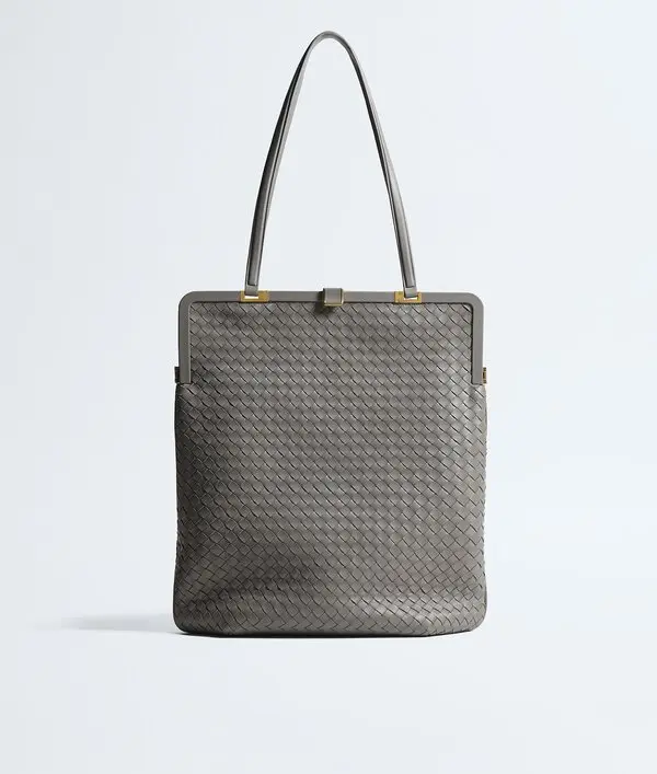 Bottega Veneta Intrecciato Nappa Supple Tote Bag - Basalt