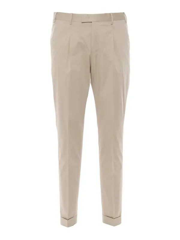 PT TORINO Pleated Trousers With Turn Up - Other