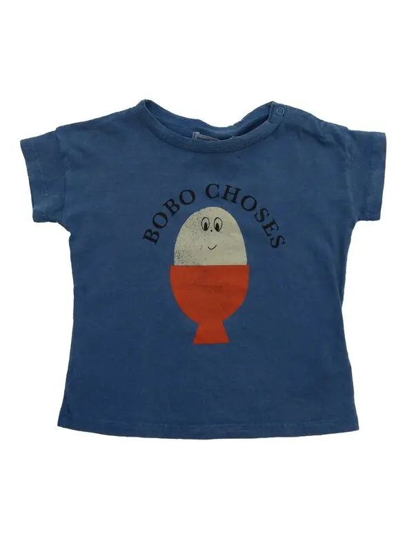 BOBO CHOSES Morning Egg T-shirt - Blu