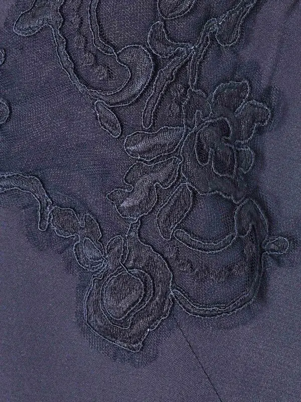 Alberta Ferretti Applique Midi Dress