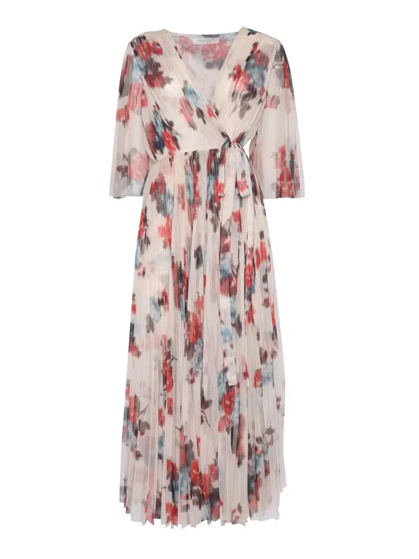 Philosophy Di Lorenzo Serafini Printed Maxi Dress - Other, With A Wall Thickness