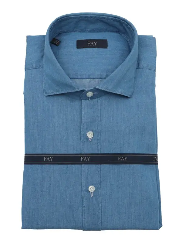 FAY Classic Collar Shirt