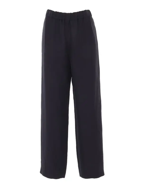 Fabiana Filippi Viscose Linen Jogging Trousers - Blu