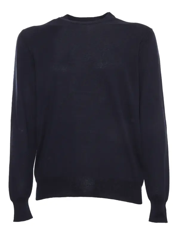 BALLANTYNE Round Neck Pullover - Blu