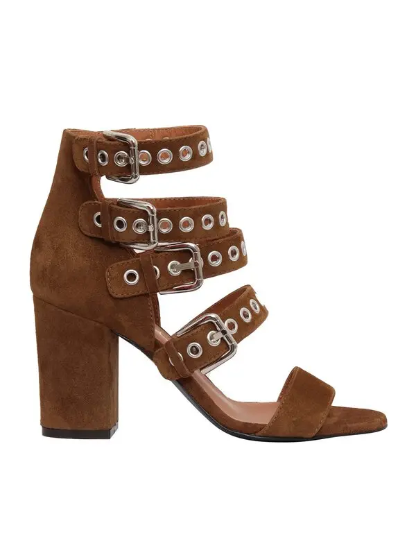 VIA ROMA 15 Four-strap Sandal - Red