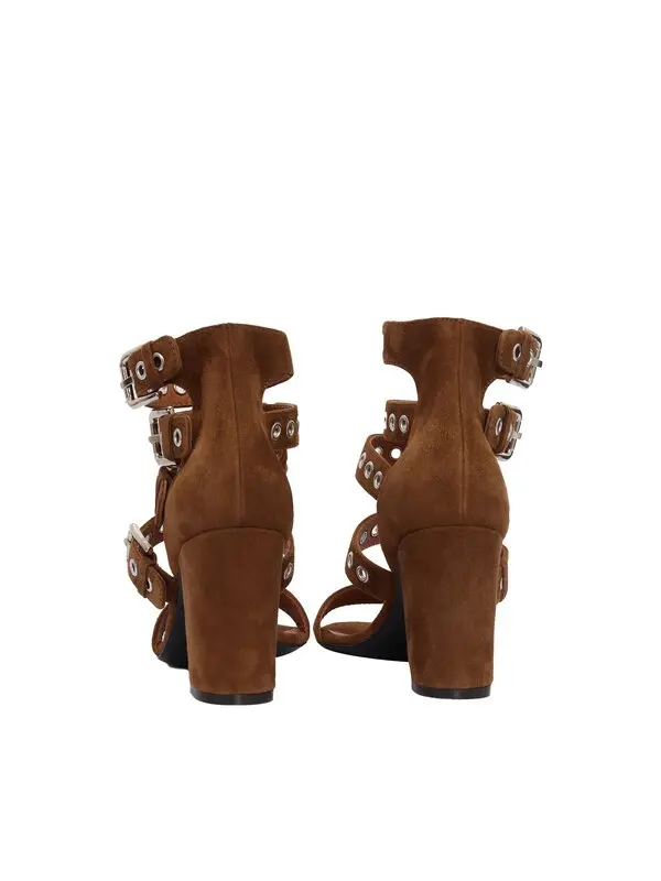VIA ROMA 15 Four-strap Sandal - Red