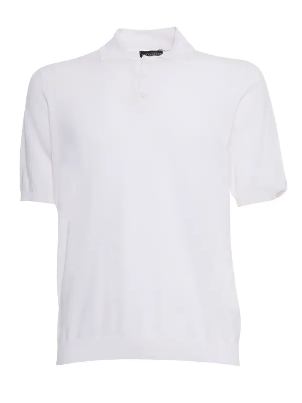 BALLANTYNE Short Sleeves Polo - White