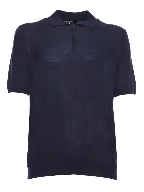 BALLANTYNE Short Sleeves Polo - Blu