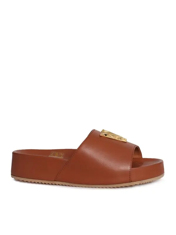 VIA ROMA 15 Embellished Fusbett Ciabatta