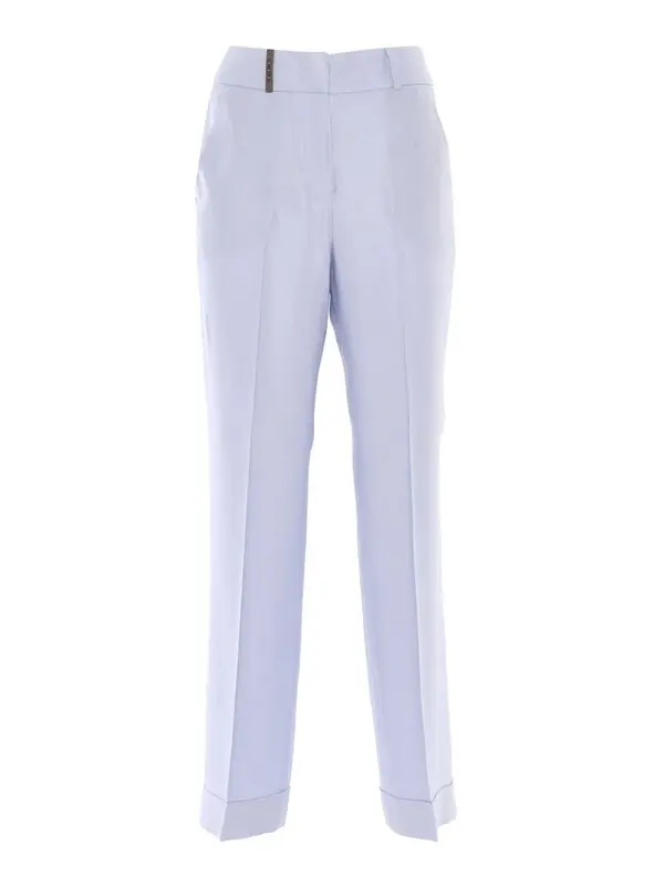 Peserico Trousers - Blue