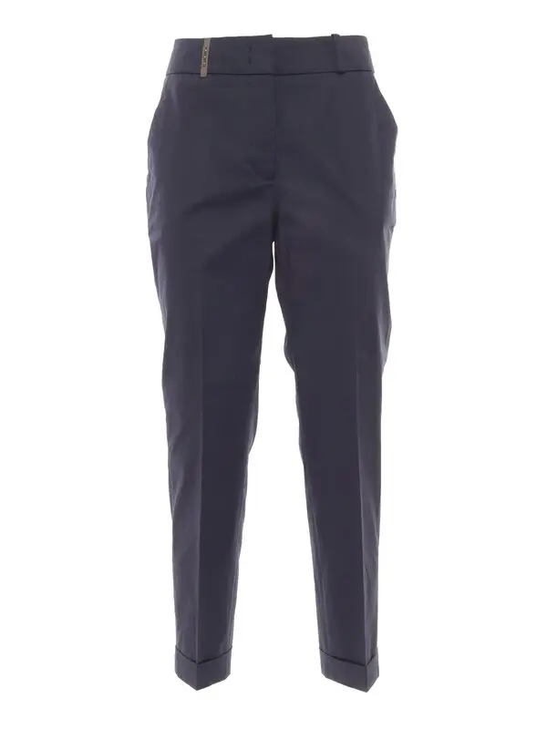 Peserico Trousers - Blu