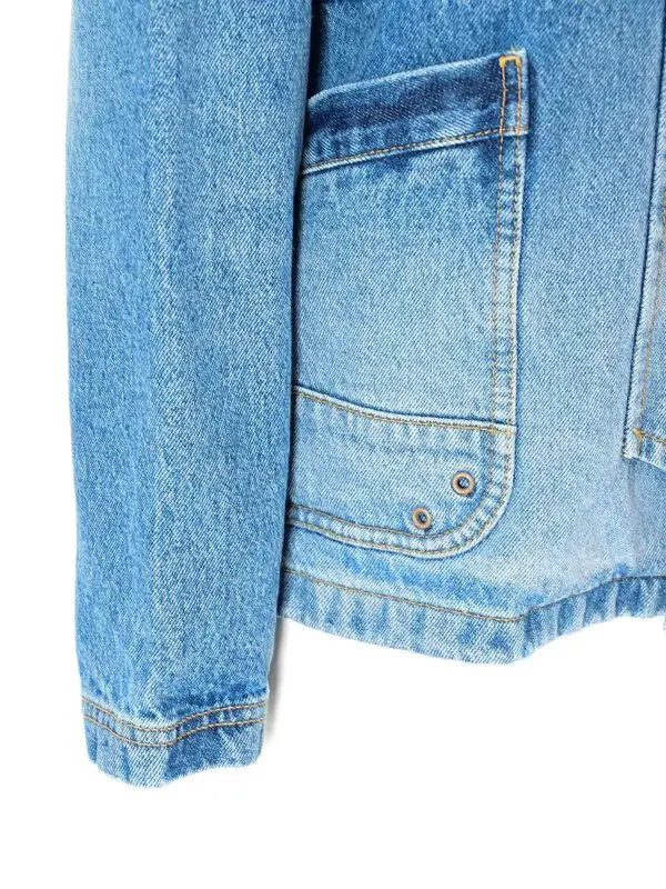 FAY Mini 3 Ganci Denim Jacket - Blue