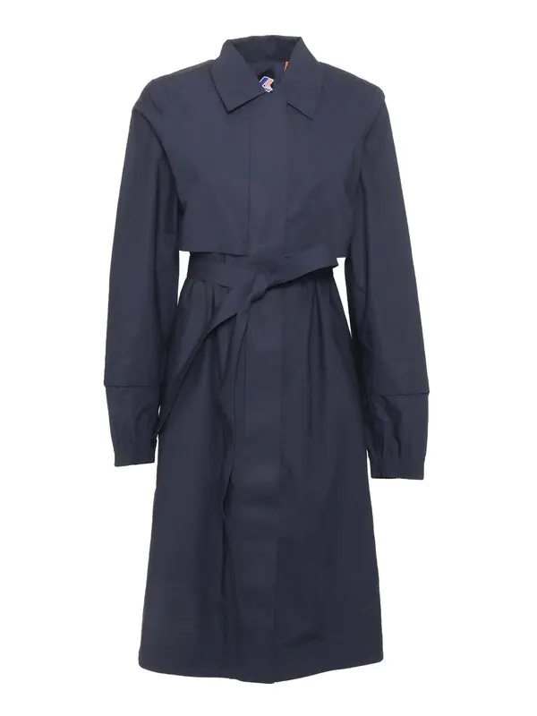 K-WAY Jesy 3 L Poplin Lungo - Blu