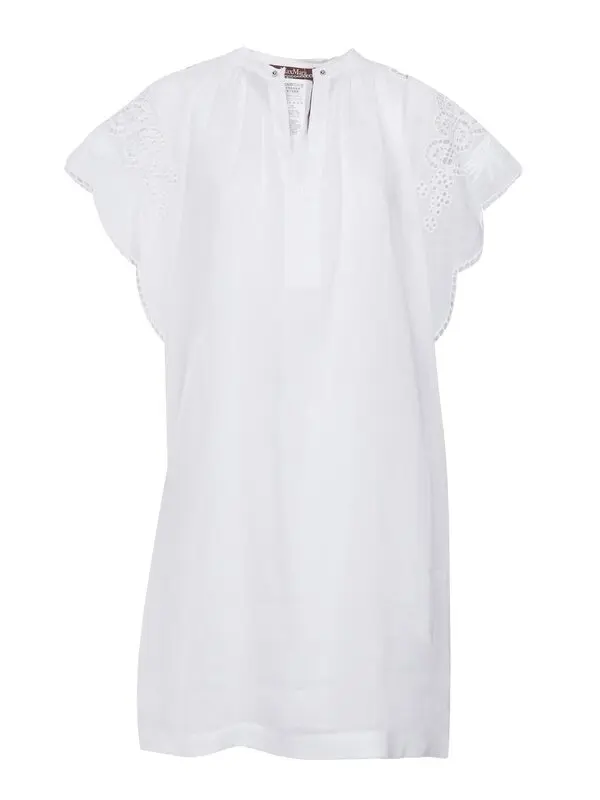 Max Mara Astor Midi Dress - White