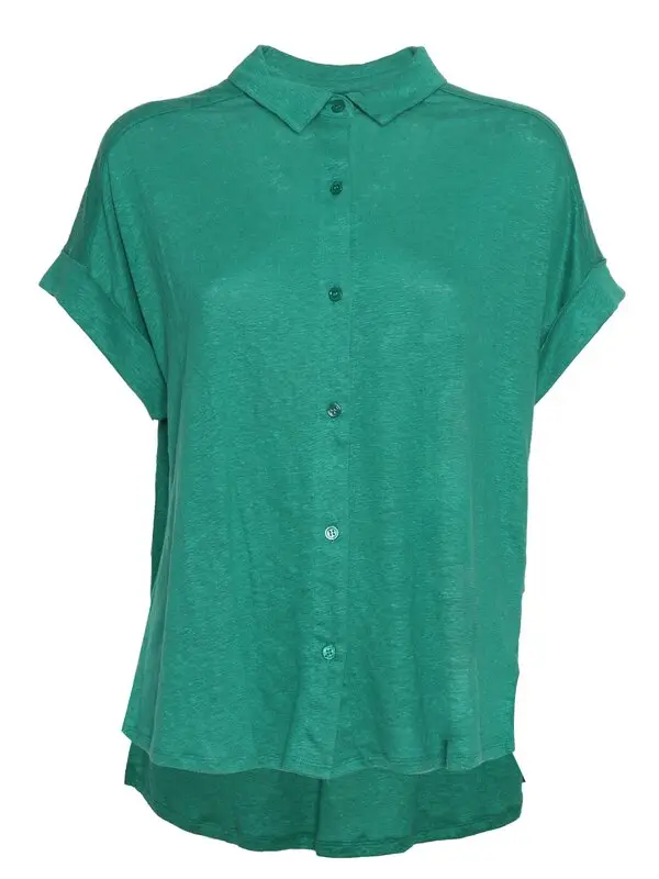 Majestic Filatures Short Sleeve Shirt - Green