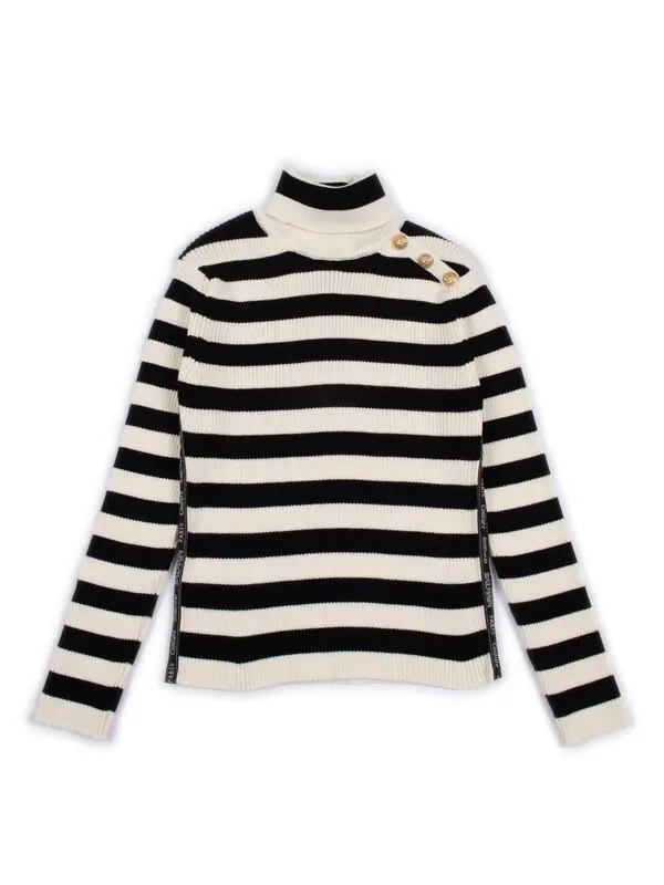 Balmain Knit Jumper - White