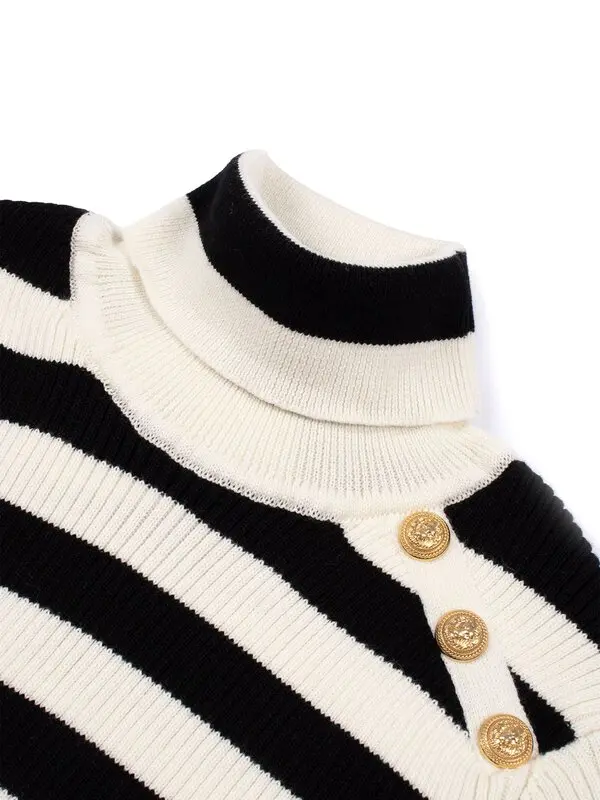Balmain Knit Jumper - White