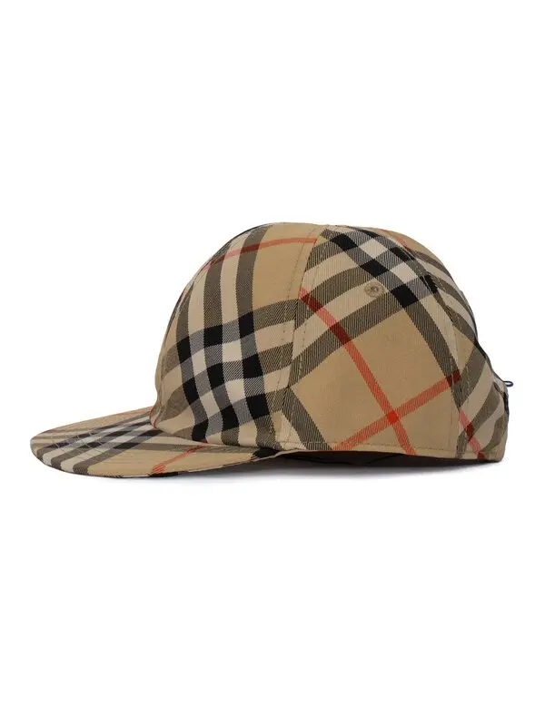 Burberry Check Patterned Cap - Other